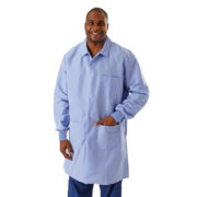 Barrier Lab Coat – Blue - Northwest Health Care Linen